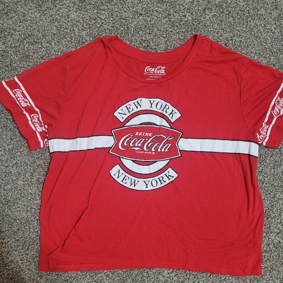 Coca Cola | Tops | Cocacola Crop T Shirt | Poshmark